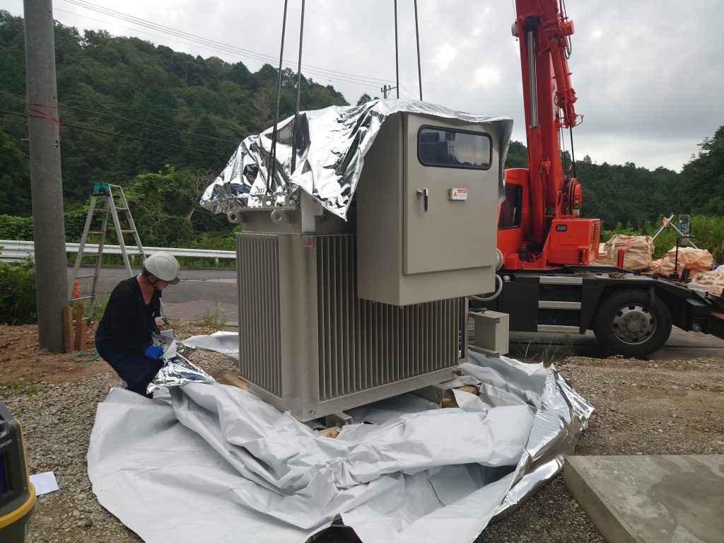 【短納期】太陽光発電所向け変圧器/トランス (550V, Huawei社製パワコン)