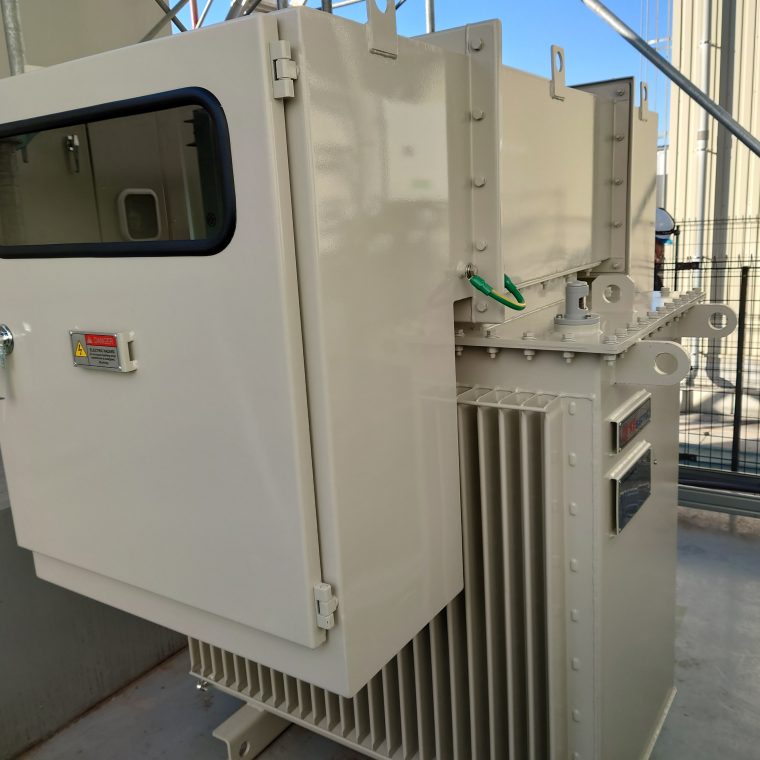 【自家消費】太陽光発電所向け変圧器/トランス (600V, TMEIC社製パワコン)