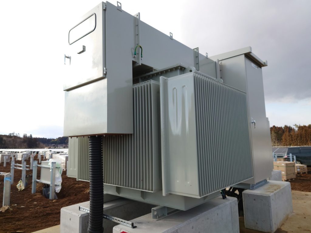 【特高発電所】太陽光発電所向け変圧器/トランス (550V, Huawei社製パワコン)
